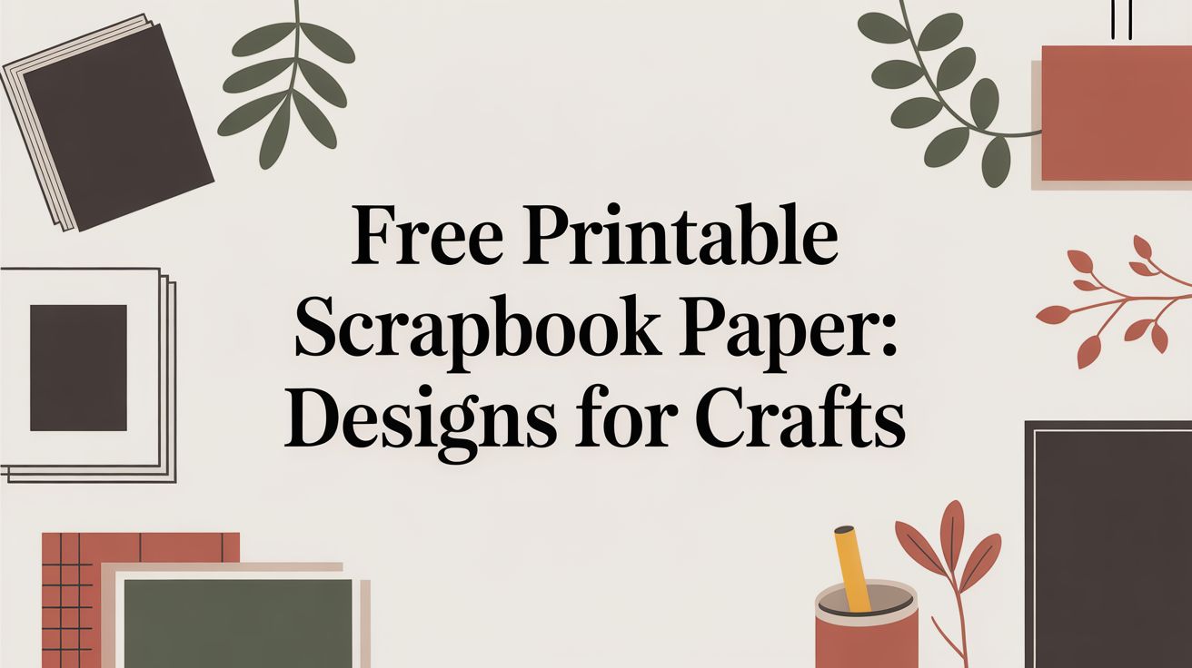Free Printable Scrapbook Paper Designs for Creative Crafts Activities – Avr Pixel